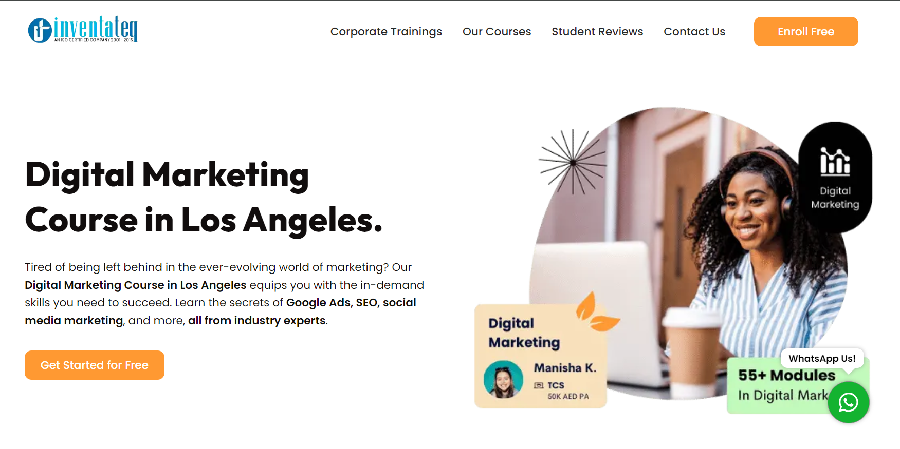 Best Digital Marketing Course In Los Angeles Inventateq